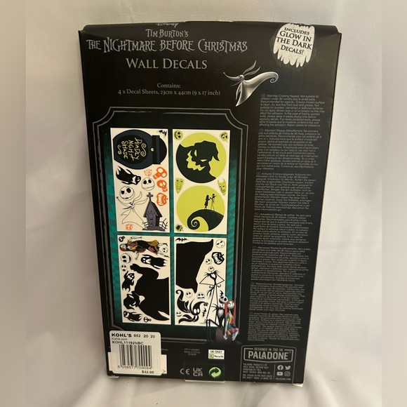 Wall Decor | The Nightmare Before Christmas Wall Decals | Poshmark